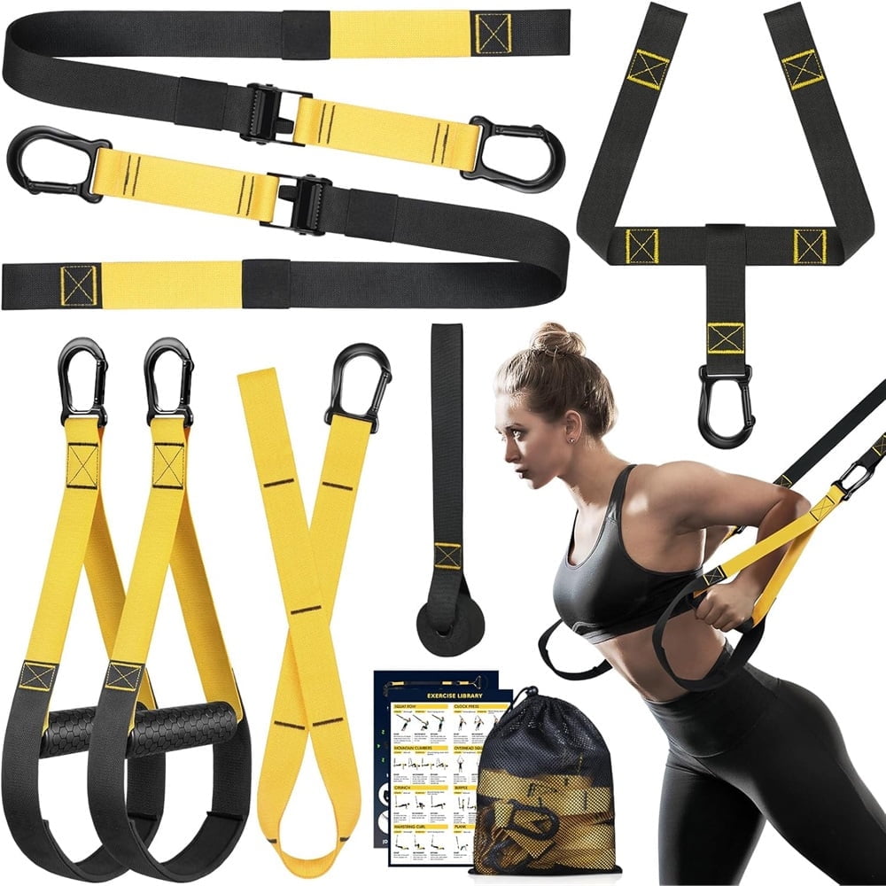 Home Resistance Training Kit, Resistance Trainer Exercise Straps with ...