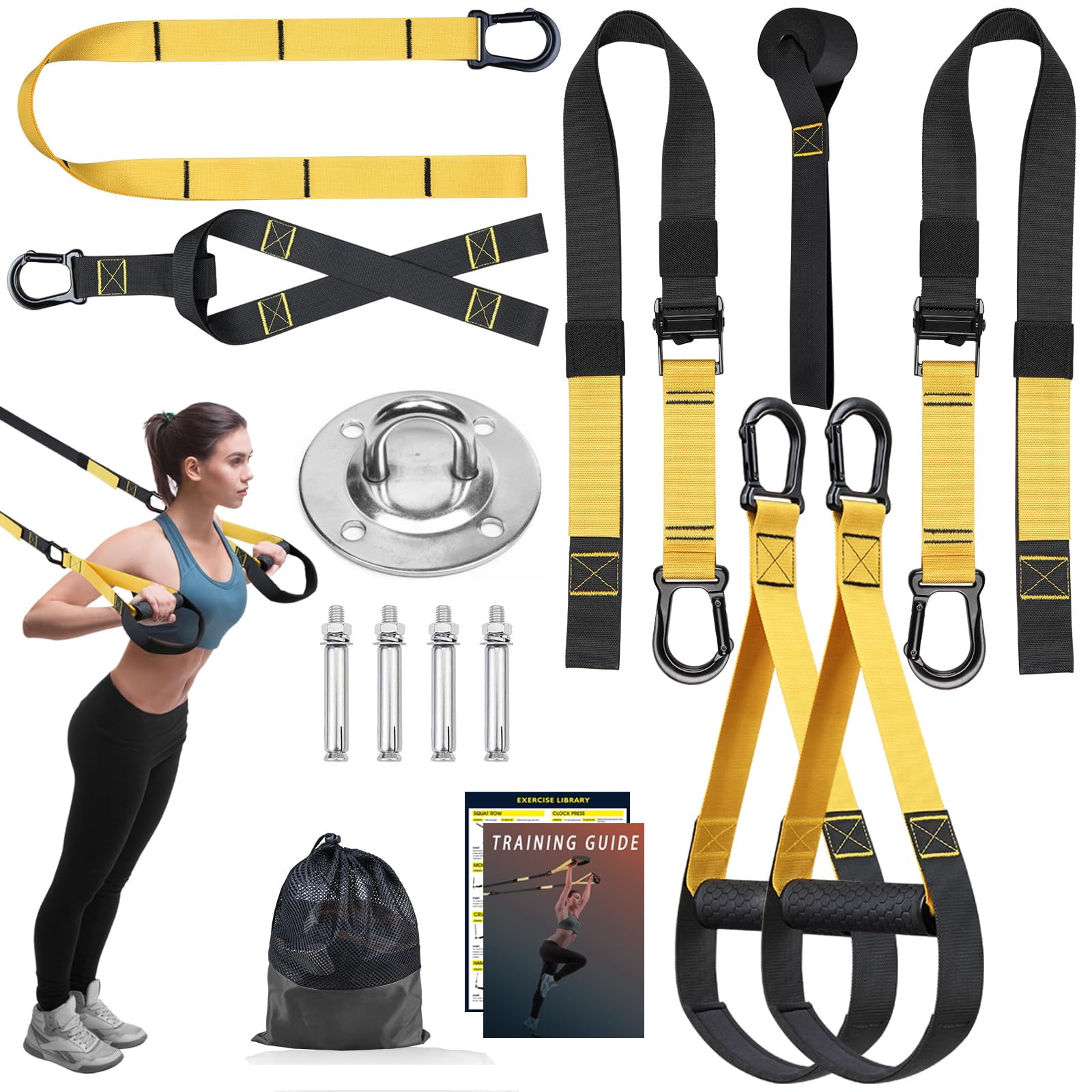 Home Resistance Training Kit,Resistance Trainer Exercise Straps with ...