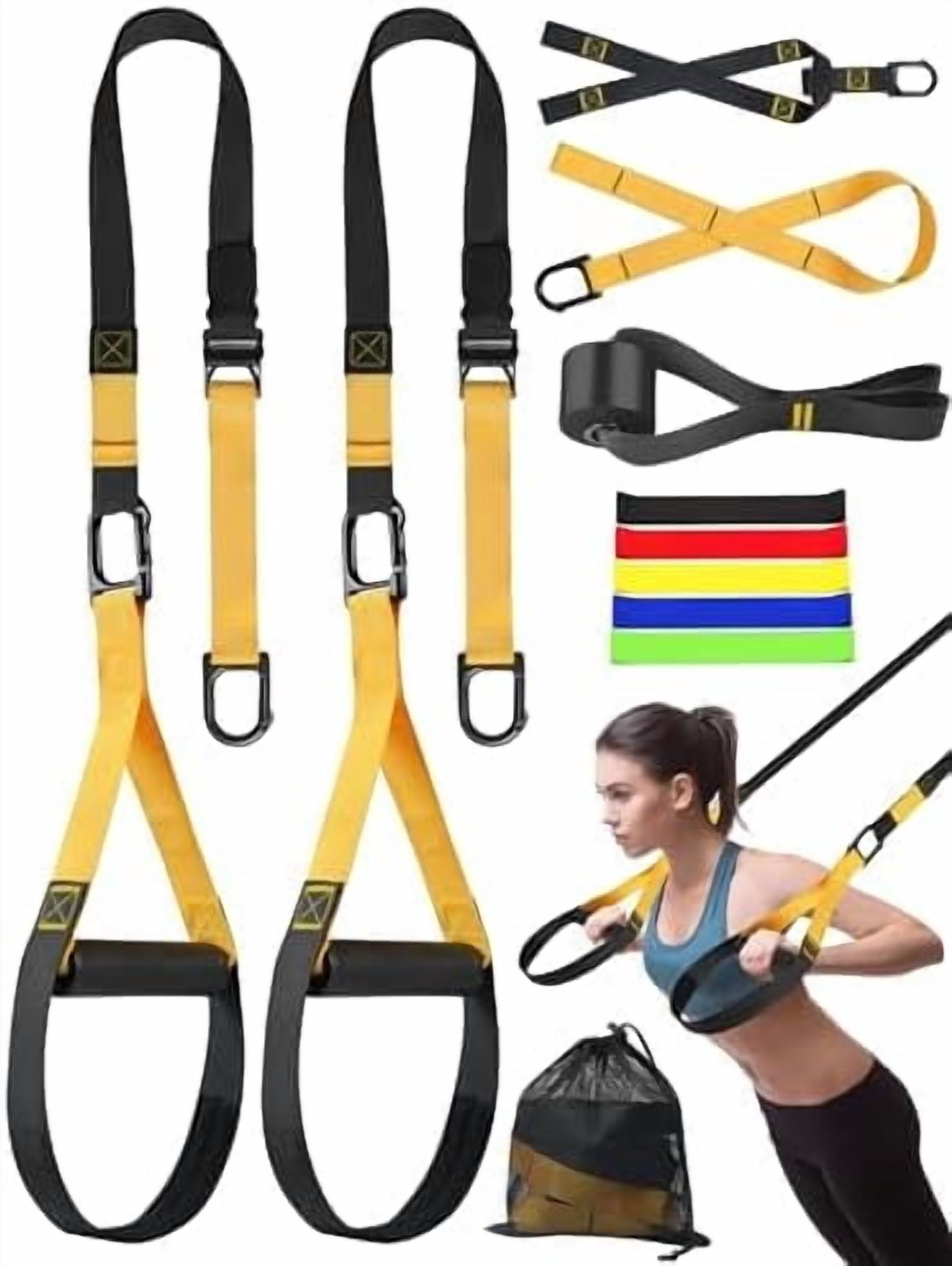 Home Resistance Training Kit, Suspension Trainer Exercise Straps with ...