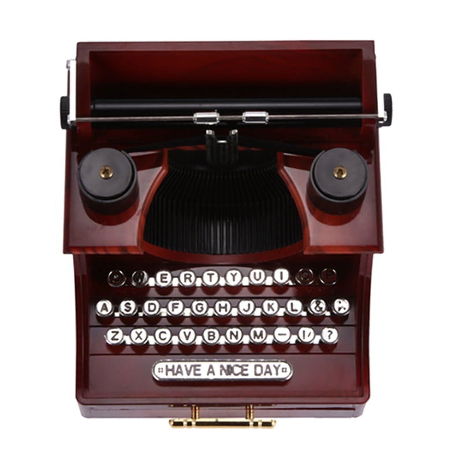 Home Retro Vintage Typewriter Music Box Room Office Mechanical ...