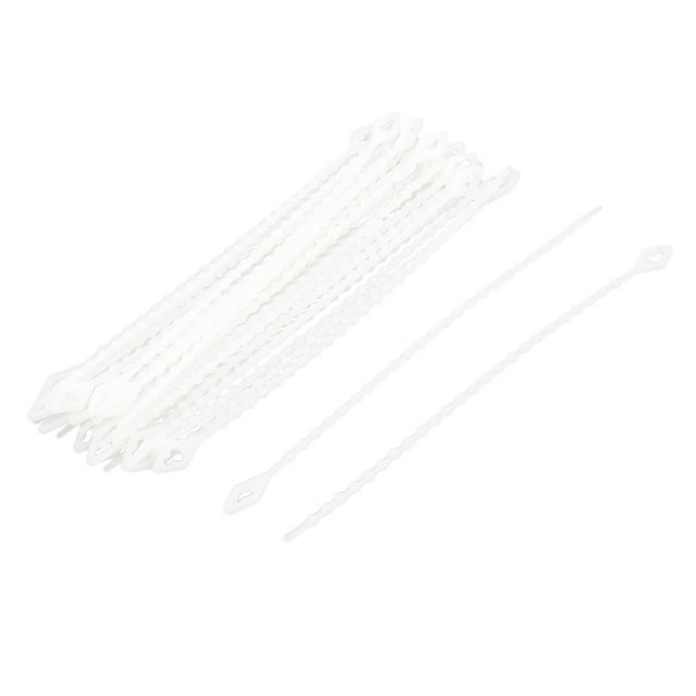 Home Reusable Skidproof Beaded Cable Wire Organizer Zip Ties 6 Inch ...