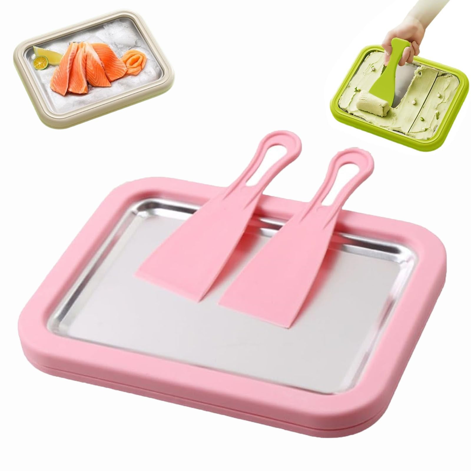 At Home Rolled Ice Cream Maker Kit, At Home Rolled Ice Cream Kit ...