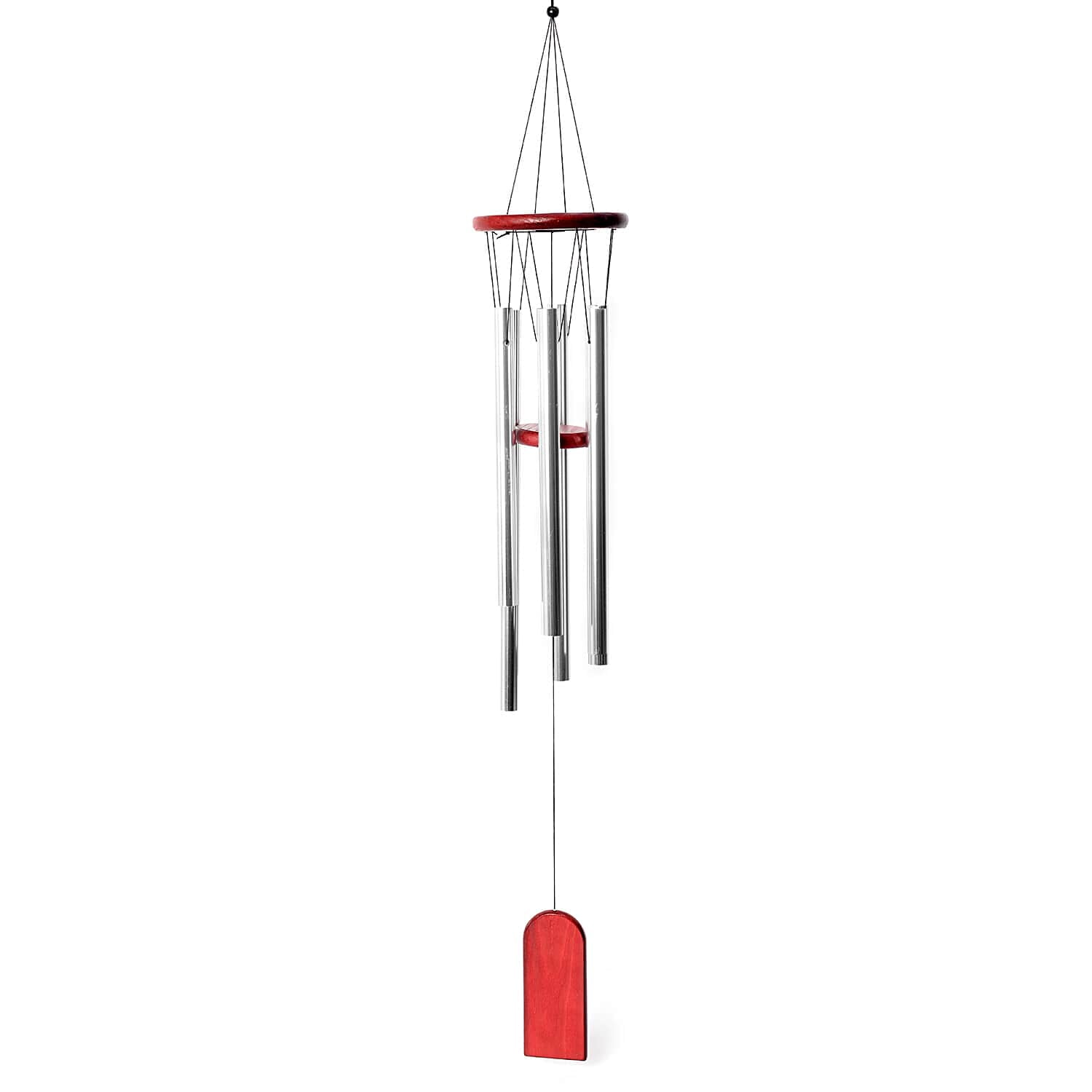 Shop LC Home Room Decor Red Wooden Tube Wind Chimes Door Hanging for ...