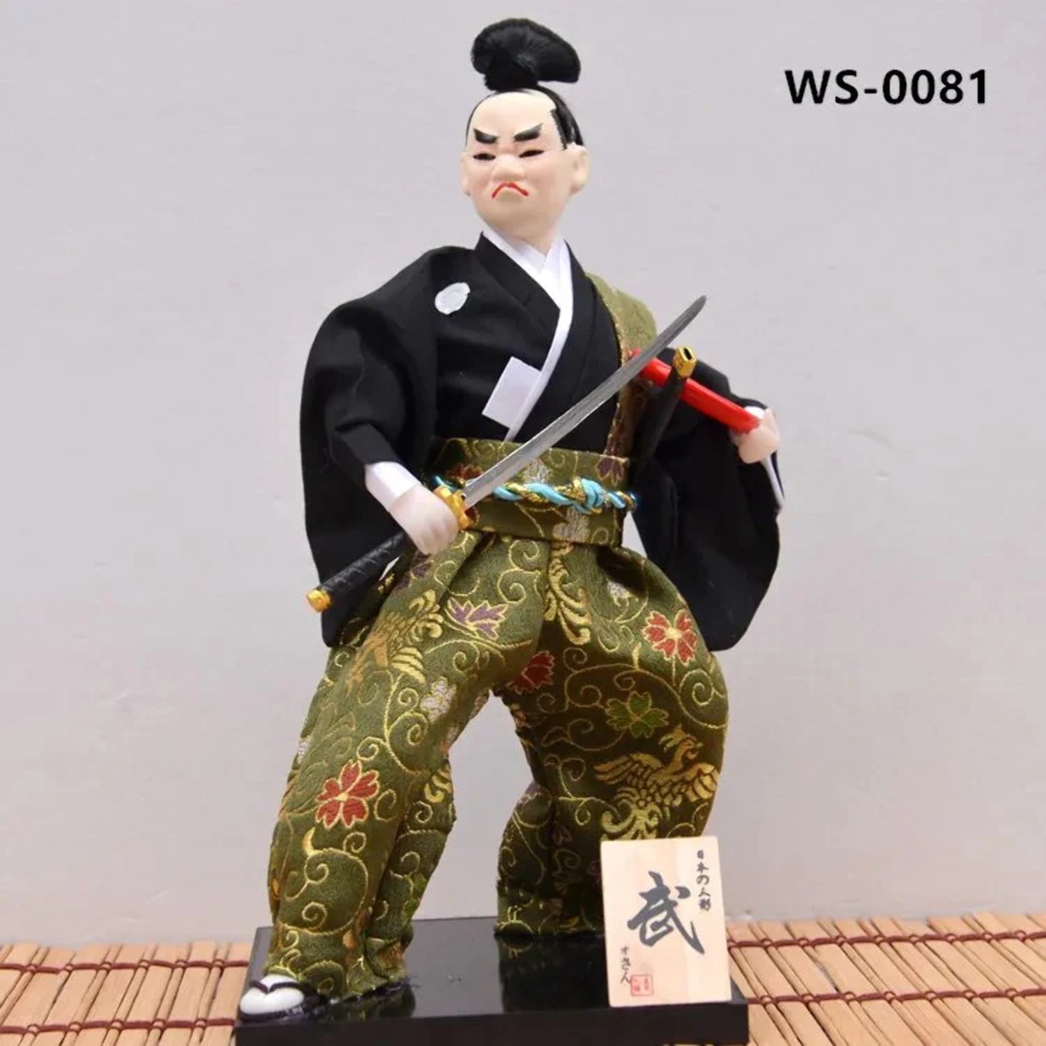 Home Room Decoration Crafts MYBLUE 30cm Kawaii Japanese Anime Samurai ...