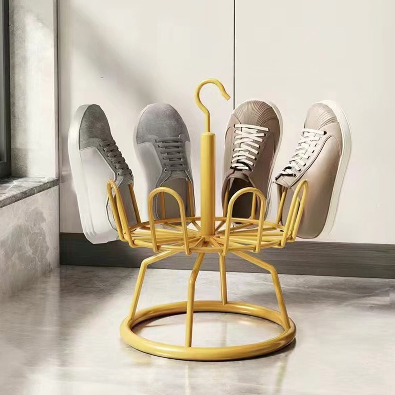 Home Rotating Shoe Rack Multi-layer Boor Standing Shoe Rack Balcony ...