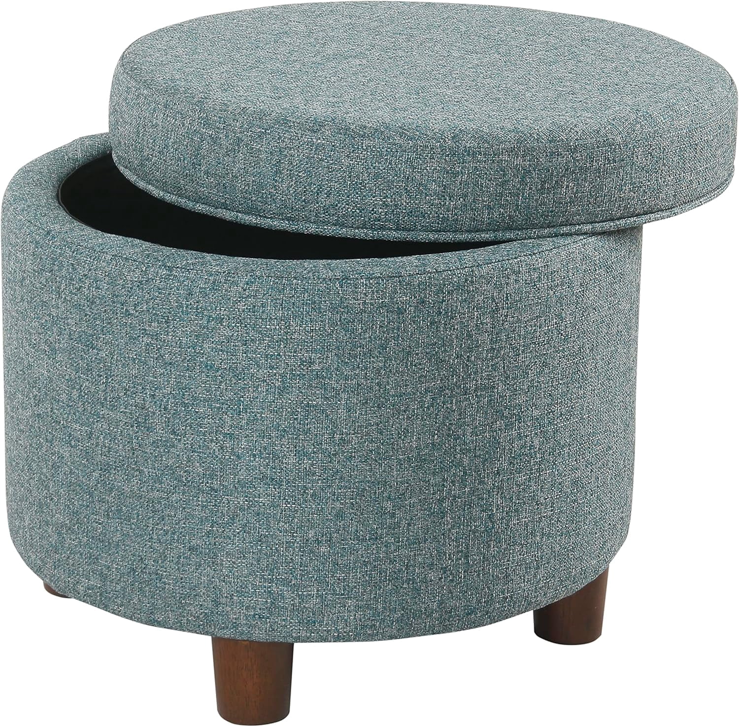 Home | Round Velvet Tufted Foot Rest | with Storage for Living Room ...