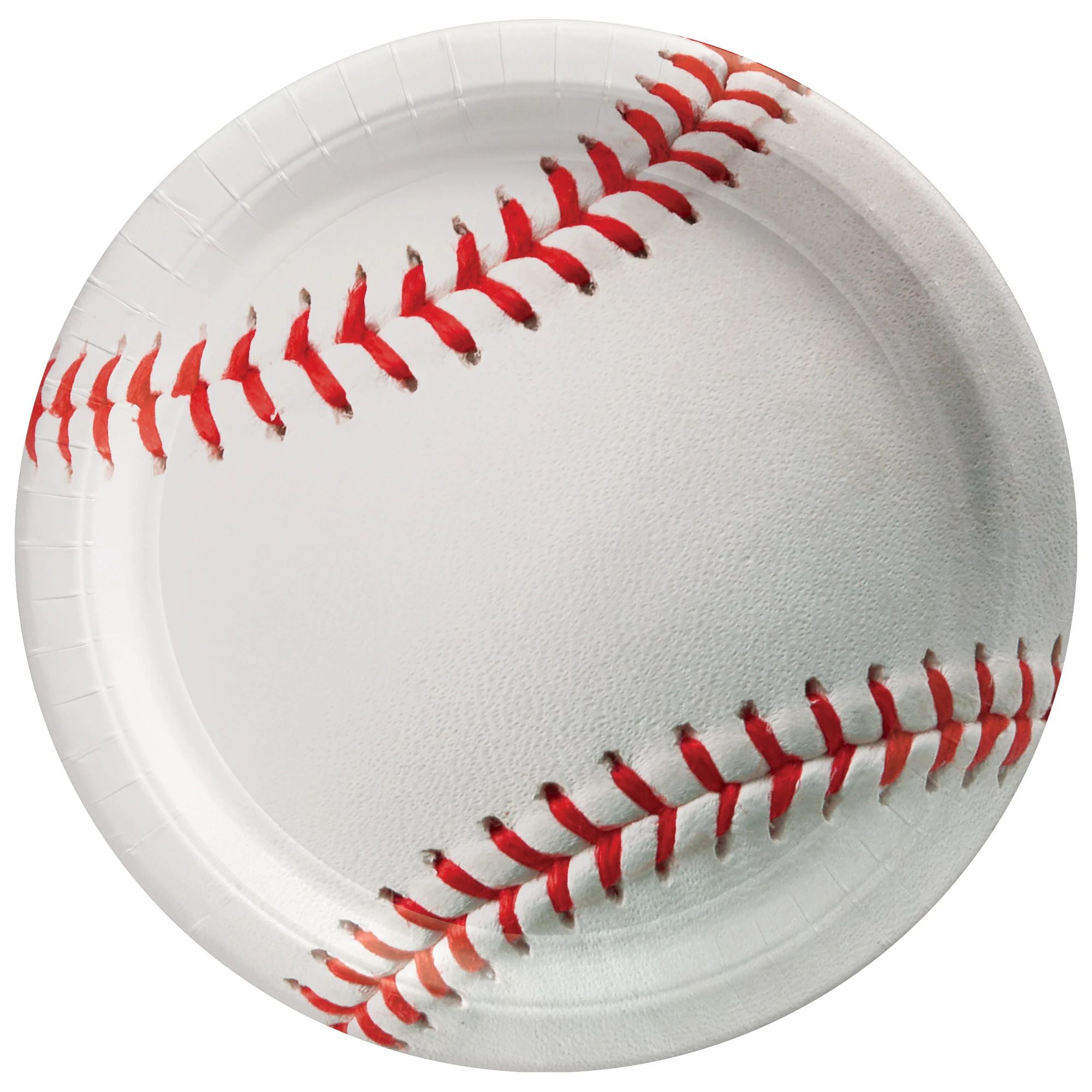 Home Run Baseball Paper Plates 40 Ct - 10.5" Round Disposable Heavy ...