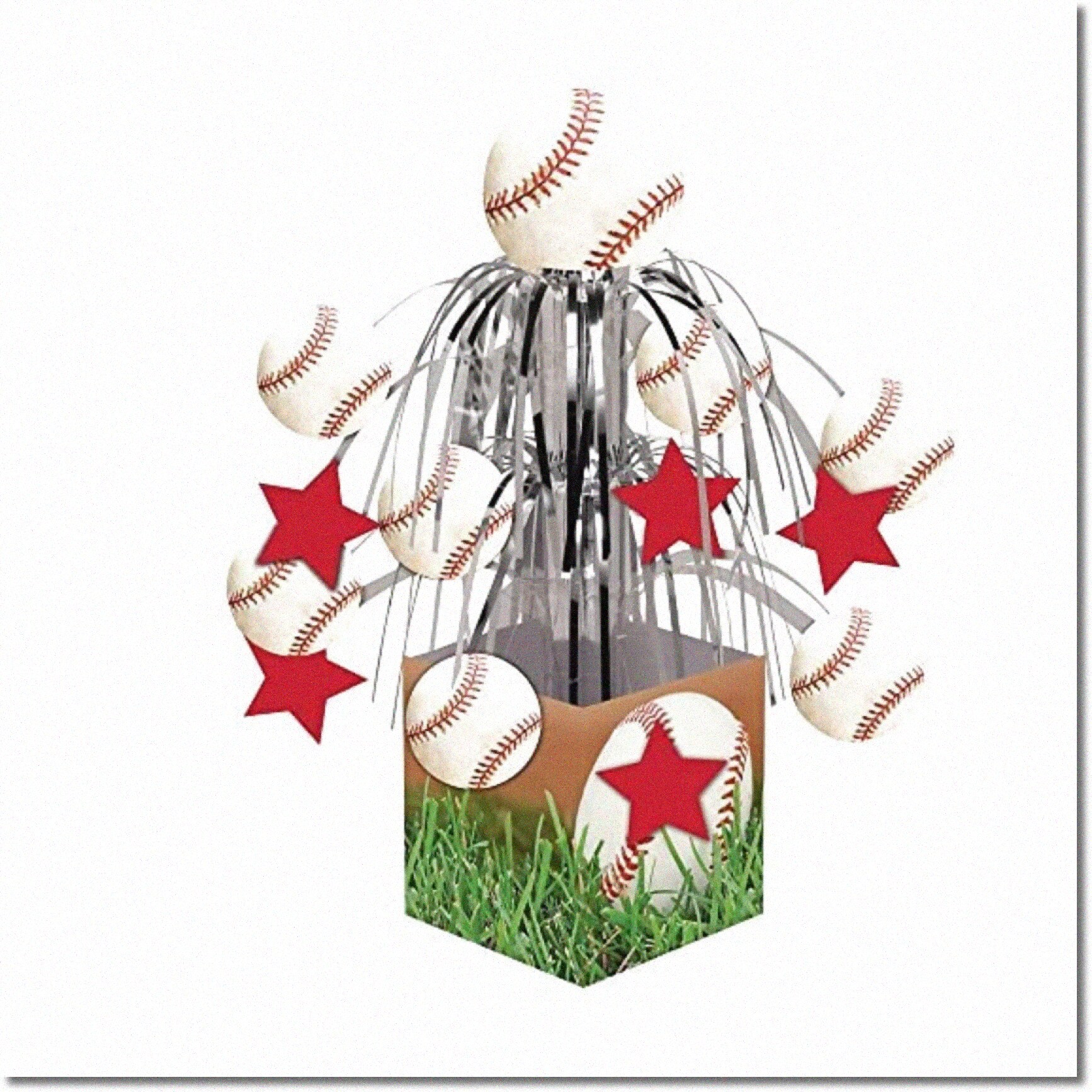 Home Run Hero Baseball Table Decor with Mini Cascade and Base, in ...