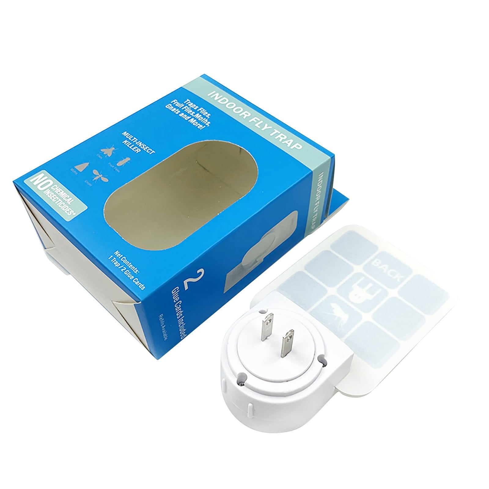 Home SH502-2SR 2 Indoor Plug-in Fly Traps for Flies, Fruit Flies, Moths ...