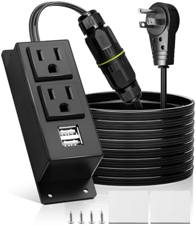 Home Safe Power Outlet Kit, Upgrade Waterproof Terminal Protection ...