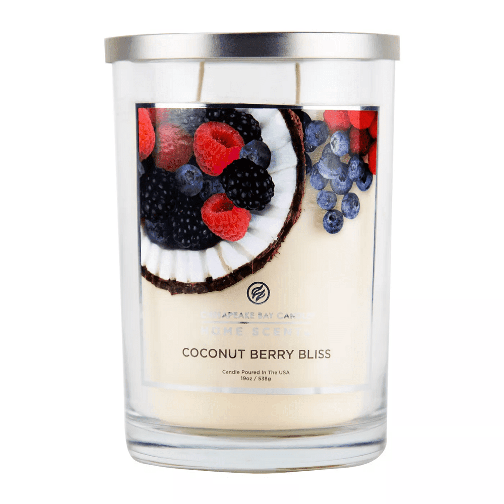 Home Scents By Chesapeake Bay Candle Lidded Glass Jar Candle Coconut ...