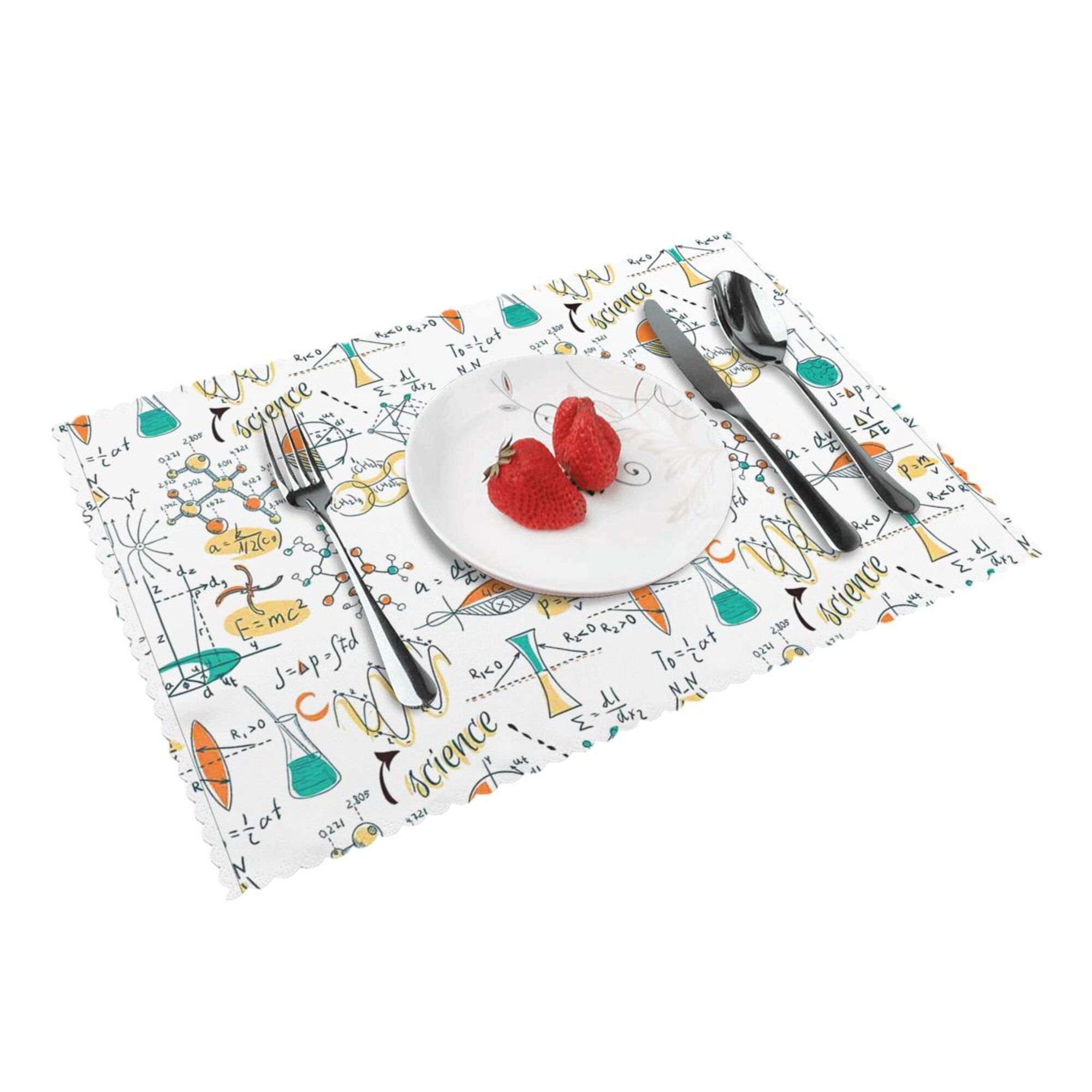 Home Science Lab Objects Education Themed Drawing Scientific Formulas ...