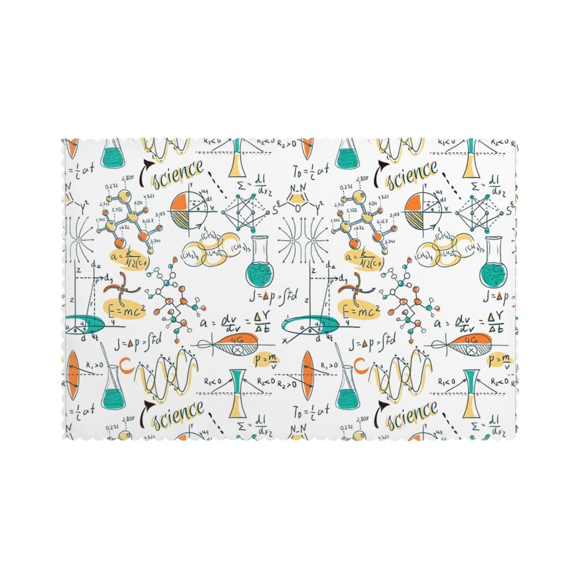 Home Science Lab Objects Education Themed Drawing Scientific Formulas ...