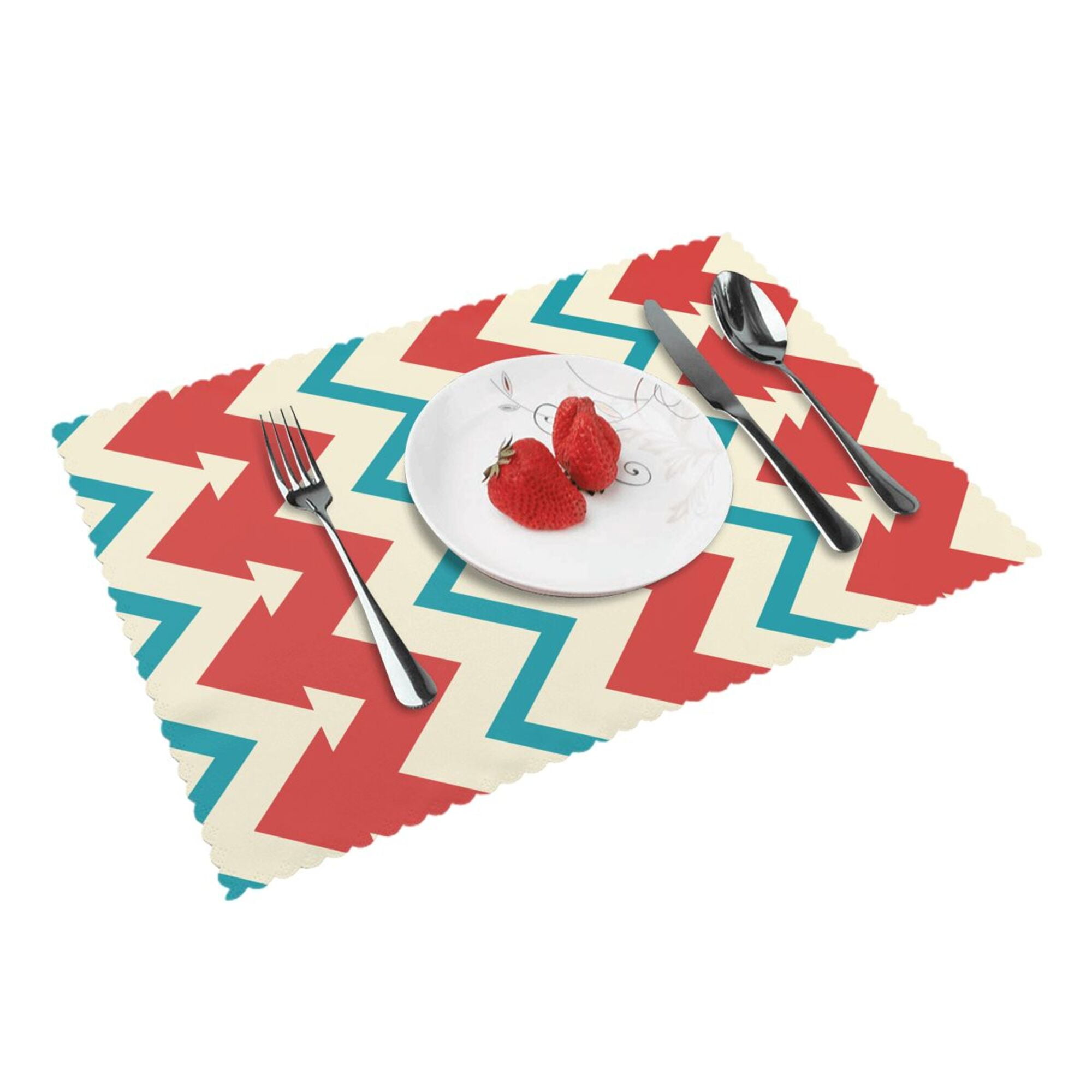 Home Seamless Floral Pattern Background Placemats Set Of 4 Washable ...