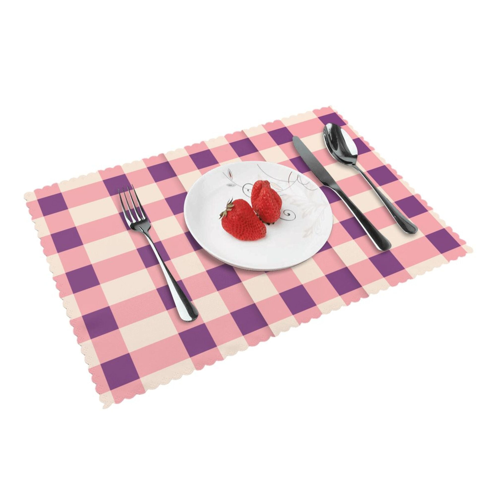 Home Seamless Floral Pattern Background Placemats Set Of 4 Washable ...