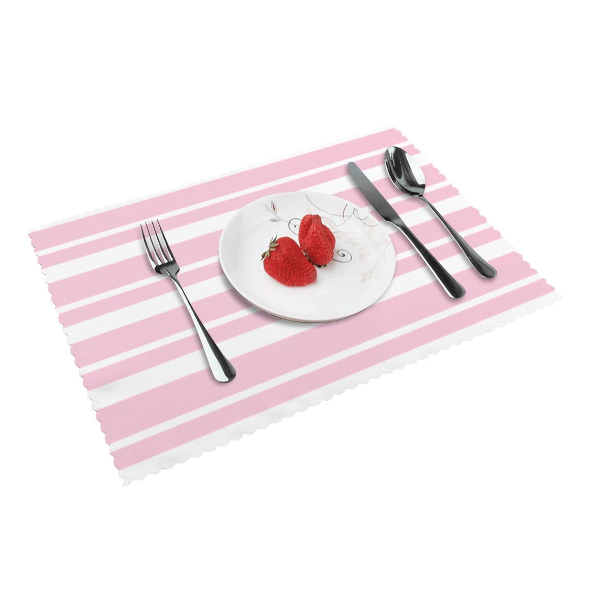 Home Seamless Pattern Background Placemats Set Of 4 Washable Wipeable ...