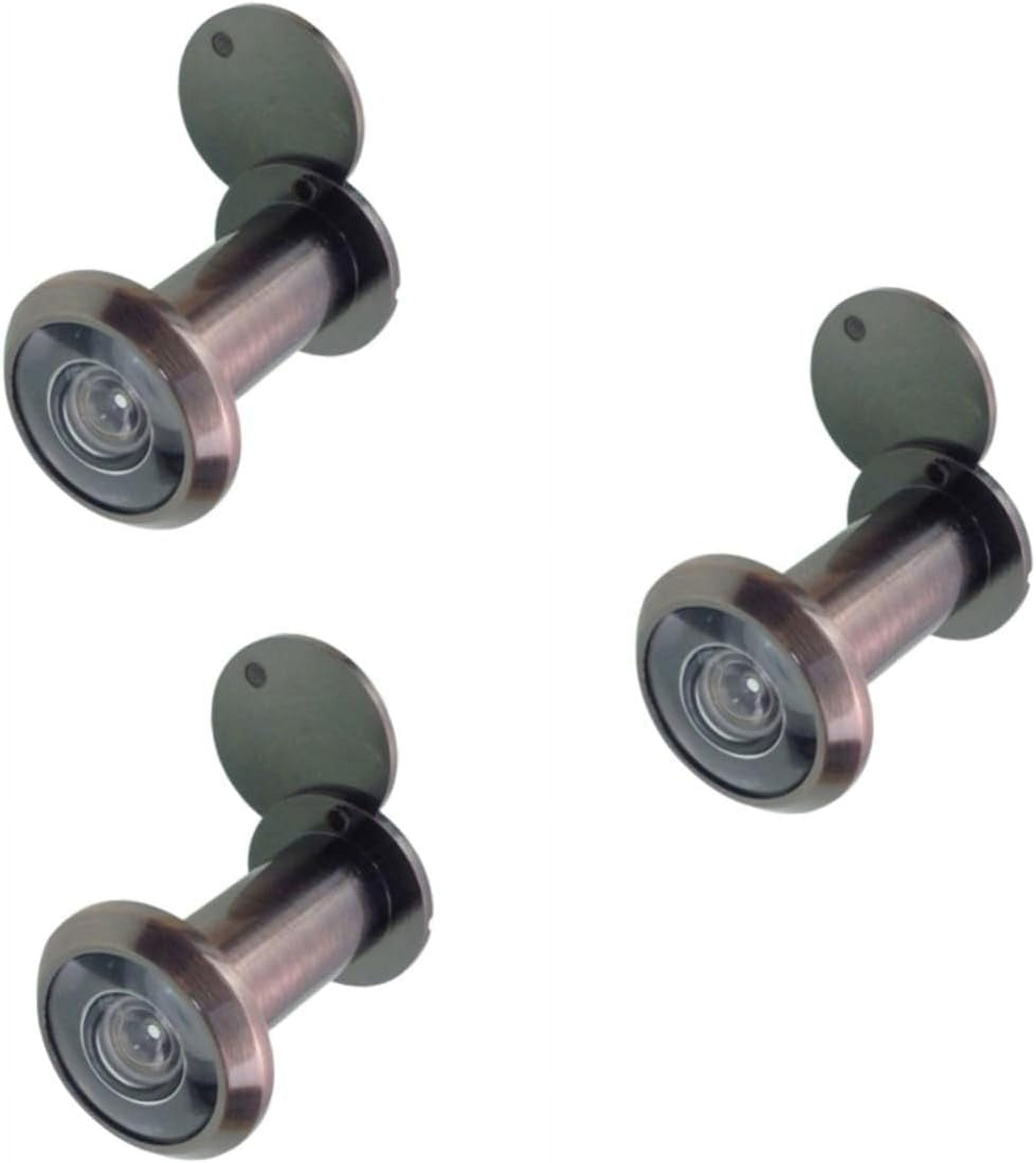 Home Security 3pcs Door Viewer Door Peep Hole Copper Viewer Door ...
