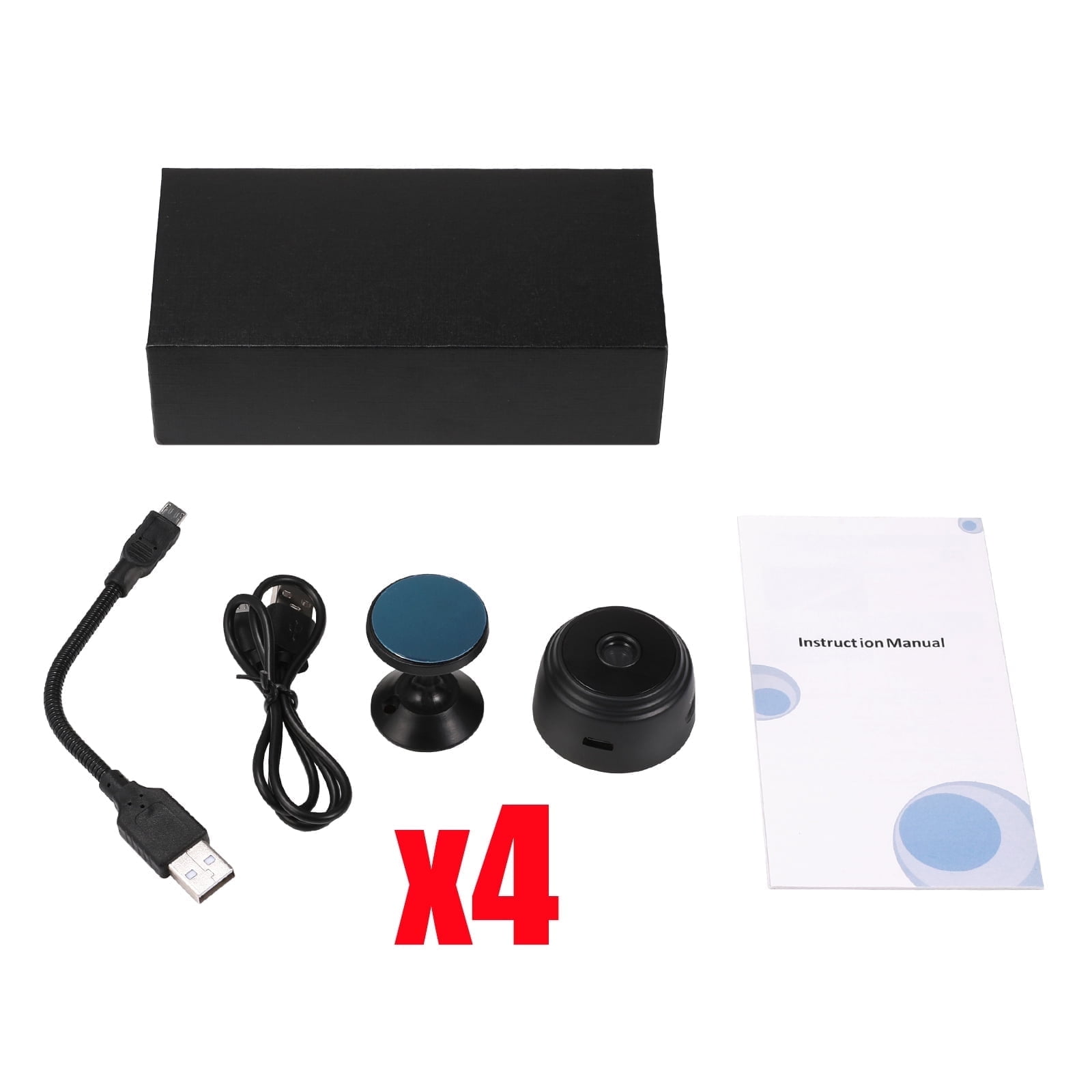 Home Security Camera Wireless Wifi with Night Vision 1082P HD Mini ...