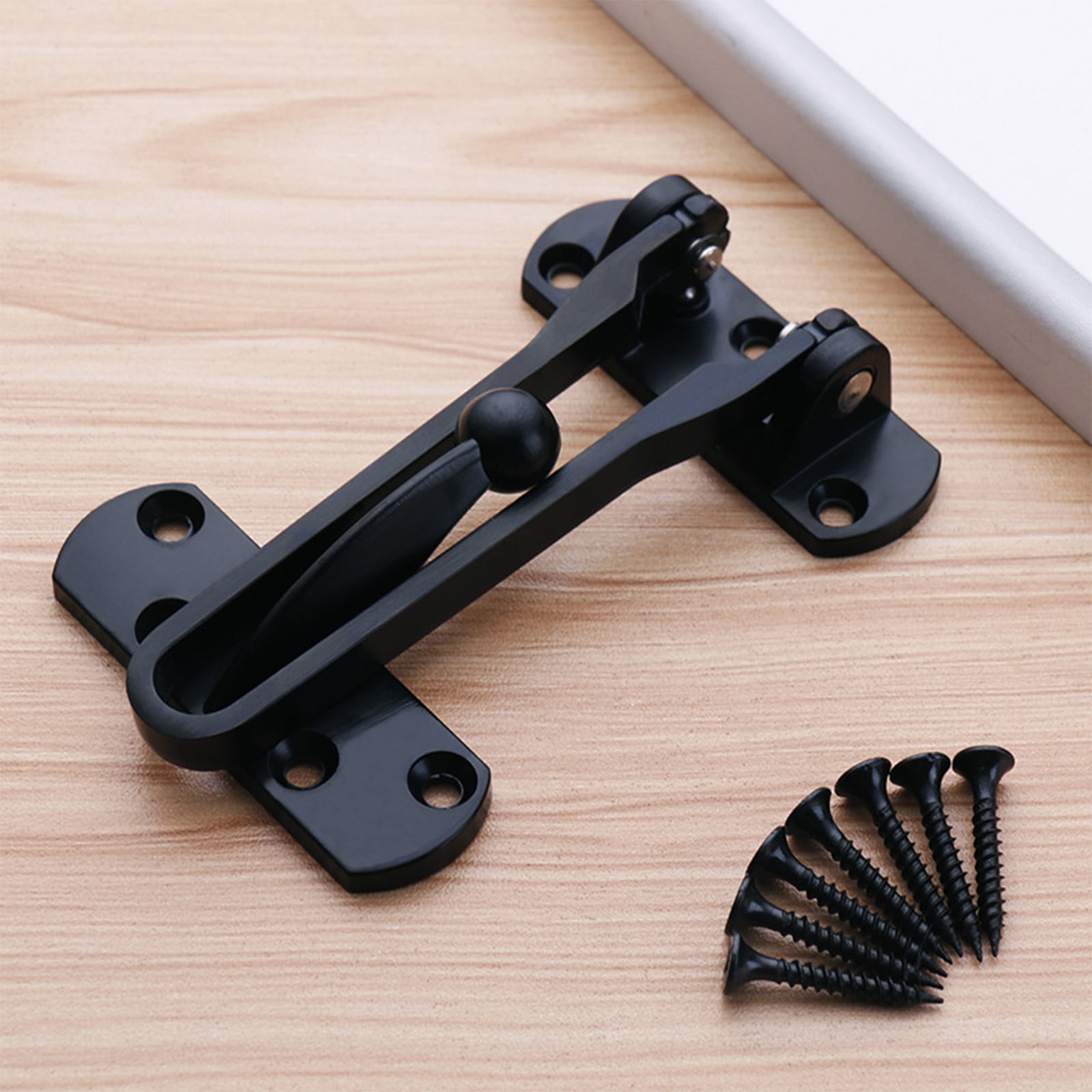 Home Security Door Lock, 1 Pack Latch Guard Clasp Front Door Locks for ...