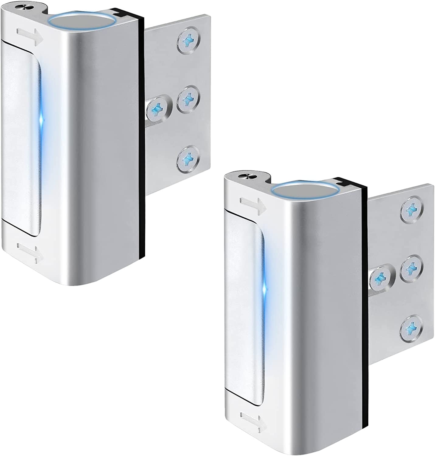 ODYSITE Home Security Door Lock, 800 lbs Force, Childproof Nickel ...