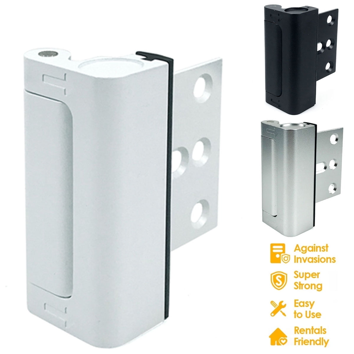 Home Security Door Reinforcement Lock - Child Proof Door Lock Front ...