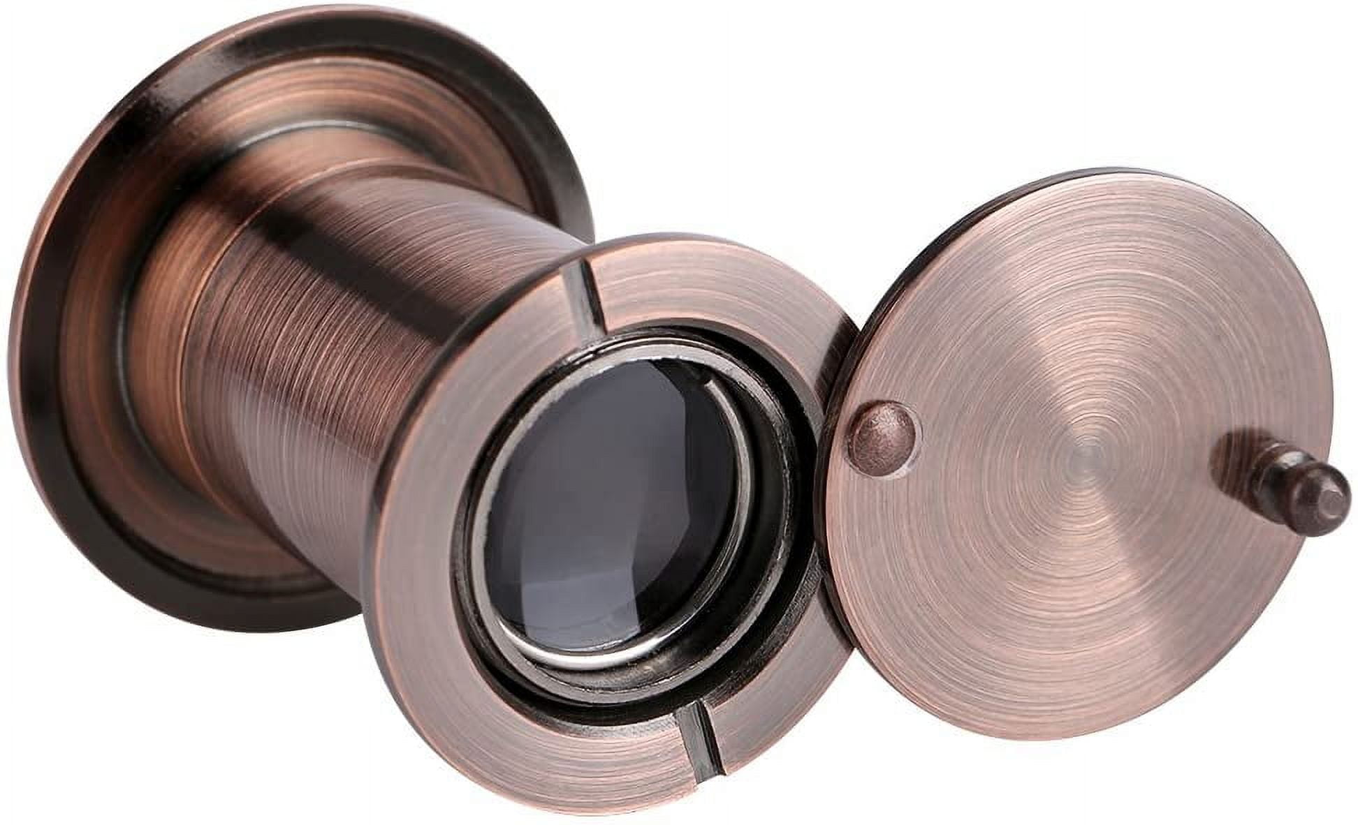 Home Security Optical Glass 220 Degree Wide Angle Door Scope Viewer ...