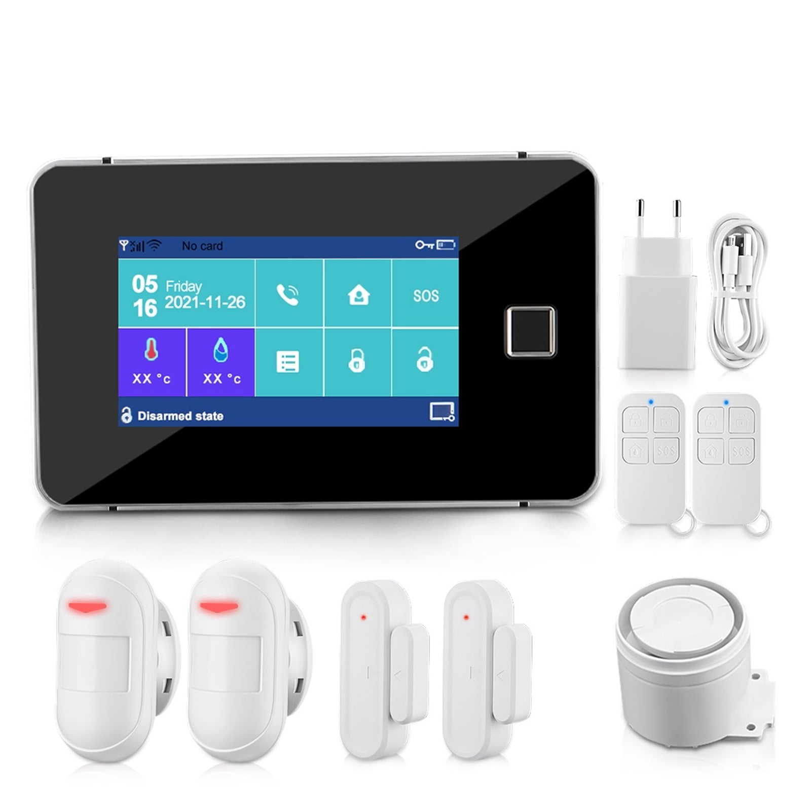 Home Security Protection Smart Alarm System Burglar Kit Motion Sensor ...