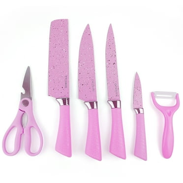 Paris Hilton 6-Piece Stainless Steel Cutlery Set with Bamboo Reversible ...