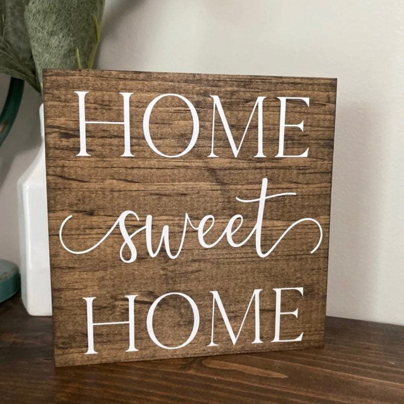 Home Sign, Farmhouse Sign, Rustic, Farmhouse Decor, Porch Decor, Front ...