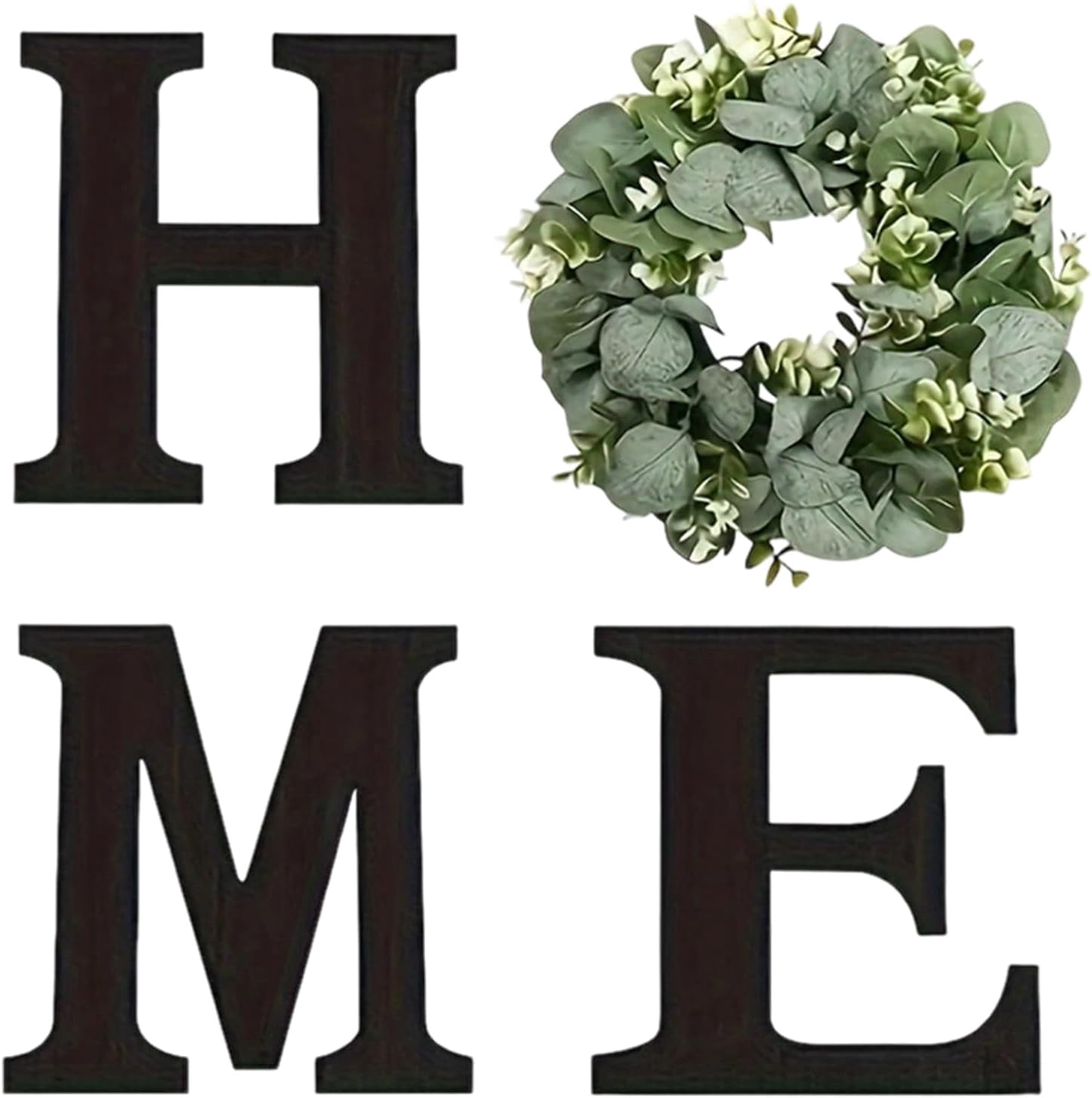 Home Sign Wall Decor | Wooden Home Letter Sign | Rustic Decor with ...