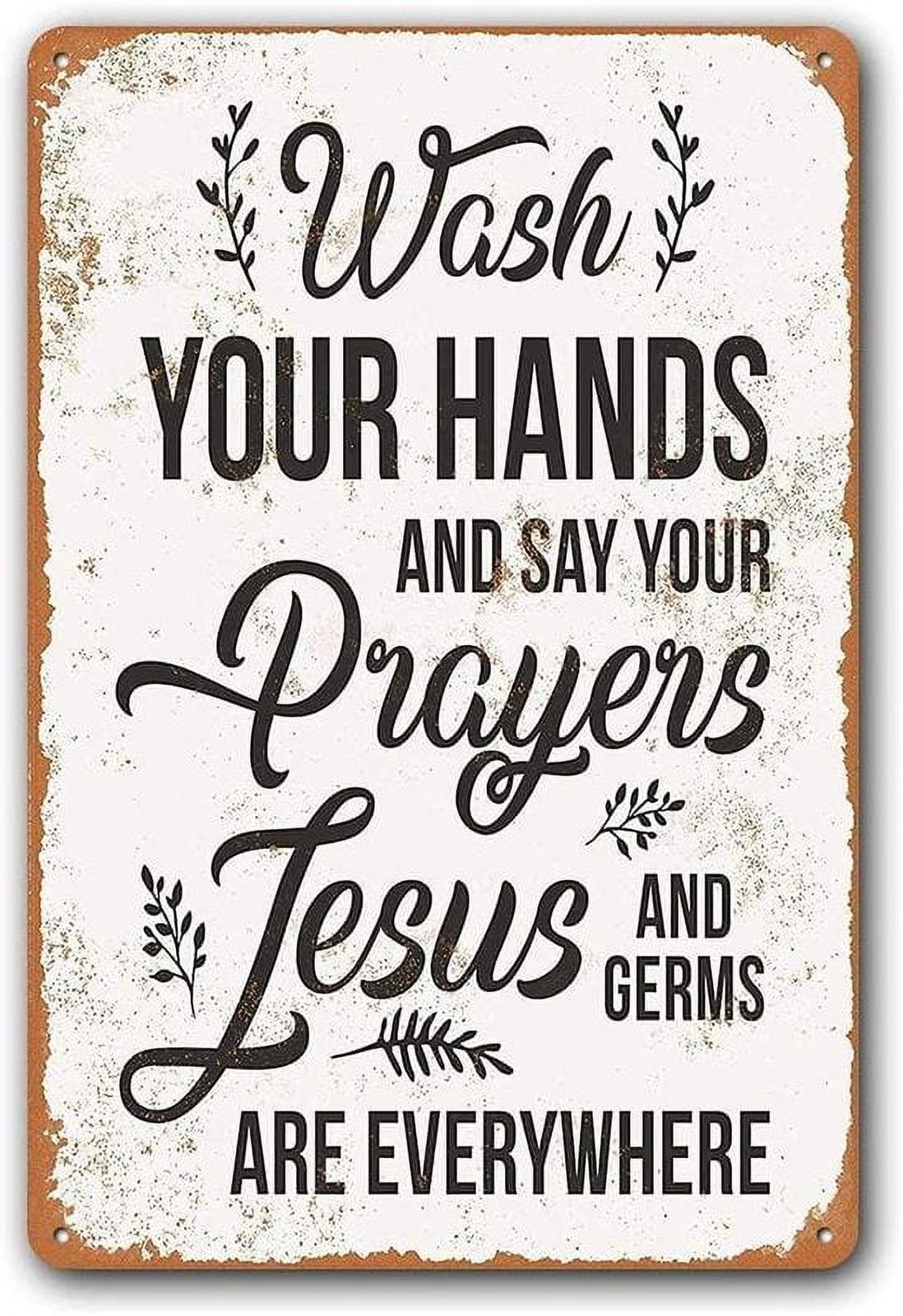 Home Sign Wall Decoration Sign Bathroom Sign Poster Sign for wash Your ...