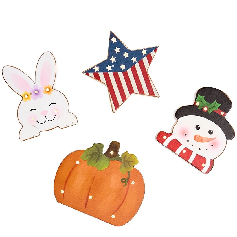 Home Sign with Lighted Heart or Set of 4 Icons - Walmart.com