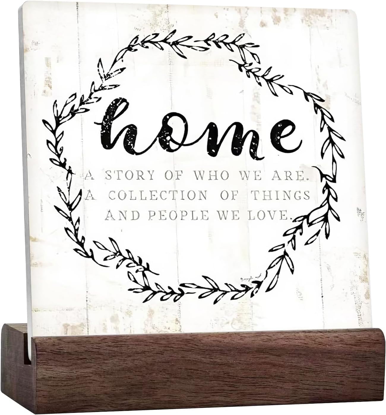 Home Signs For Home Decor,Home A Story Of Who We Are Wooden Signs For ...
