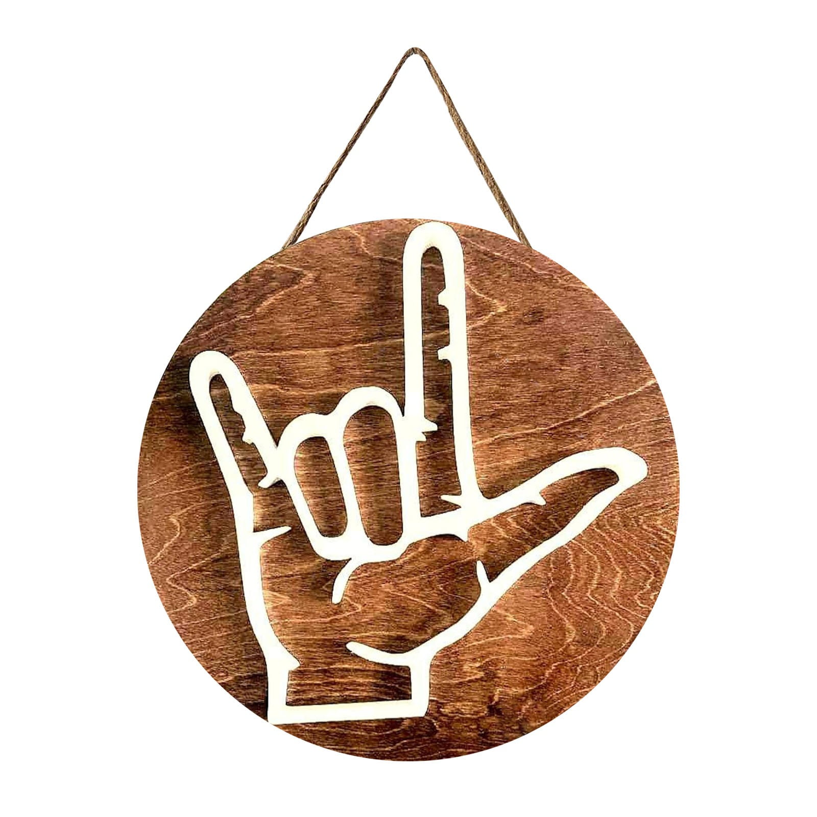 Home Signs for Front Porch I Love You Hand Gesture "loose" Hand Sign ...