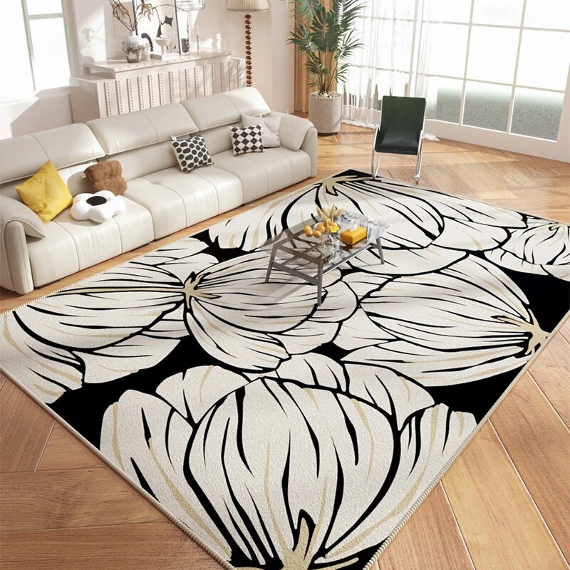 Home Simple Living Room Sofa Rugs Light Luxury Bedroom r Carpet Room ...