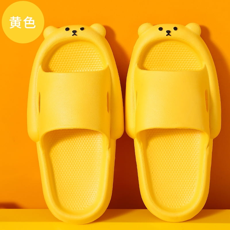 Home Slippers Cloud Woman Teddy Bear Summer Beach Slides Indoor Soft ...