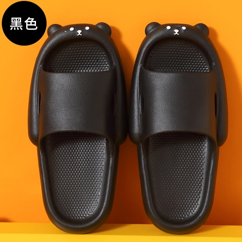 Home Slippers Cloud Woman Teddy Bear Summer Beach Slides Indoor Soft ...