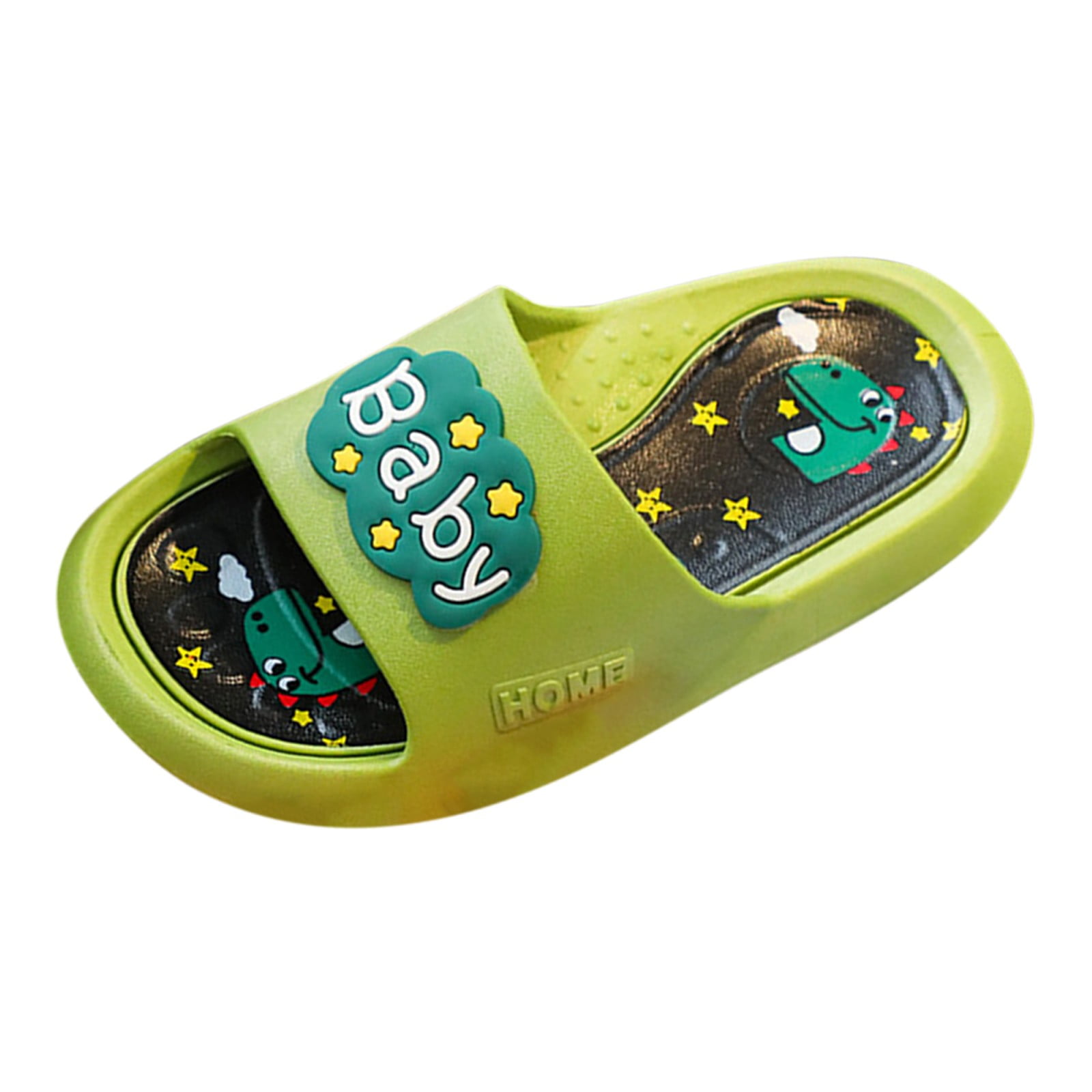 Home Slippers For Children Kids Dinosaur Children Slippers Cartoon Soft Sole In Summer ...