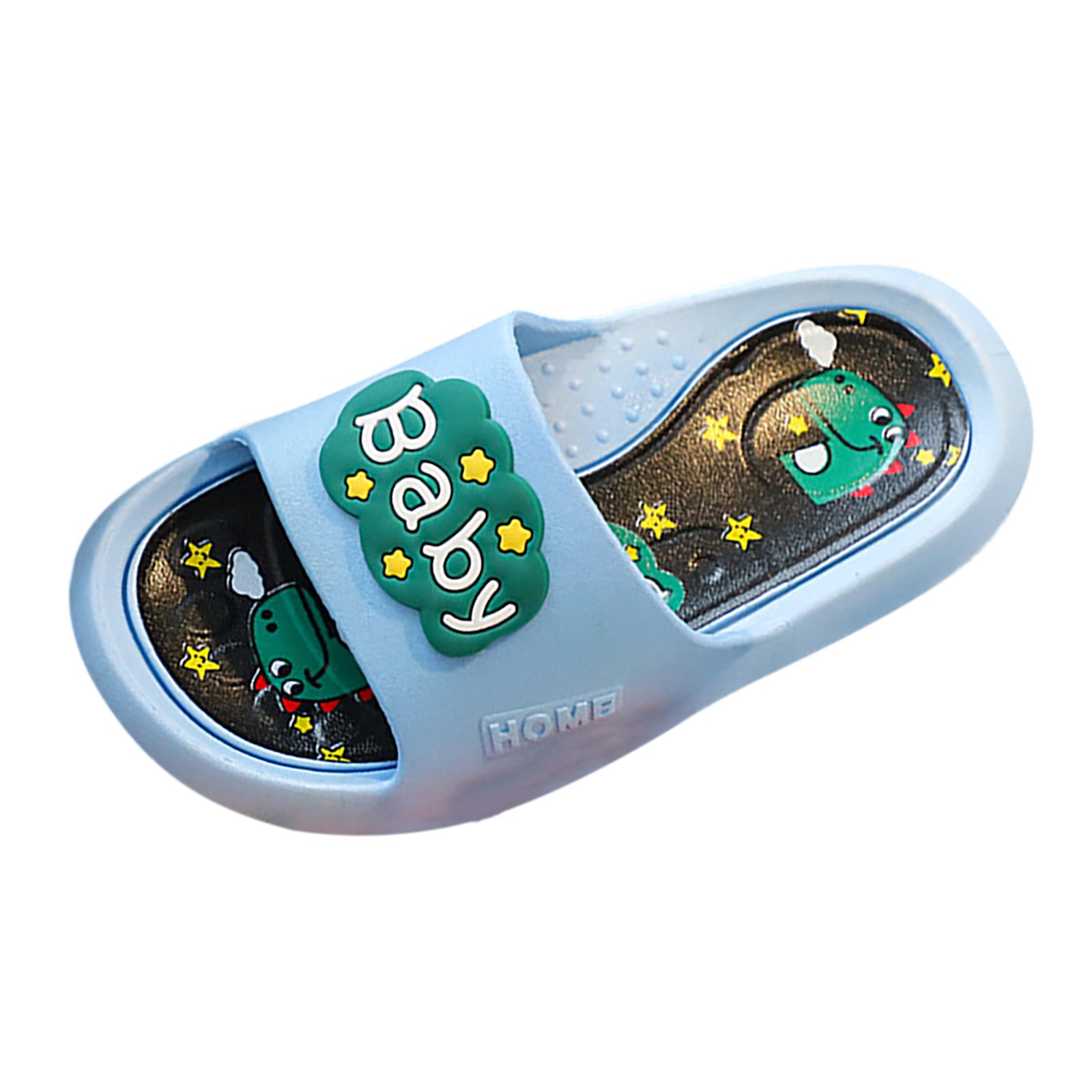 Home Slippers For Children Kids Dinosaur Children Slippers Cartoon Soft Sole In Summer ...