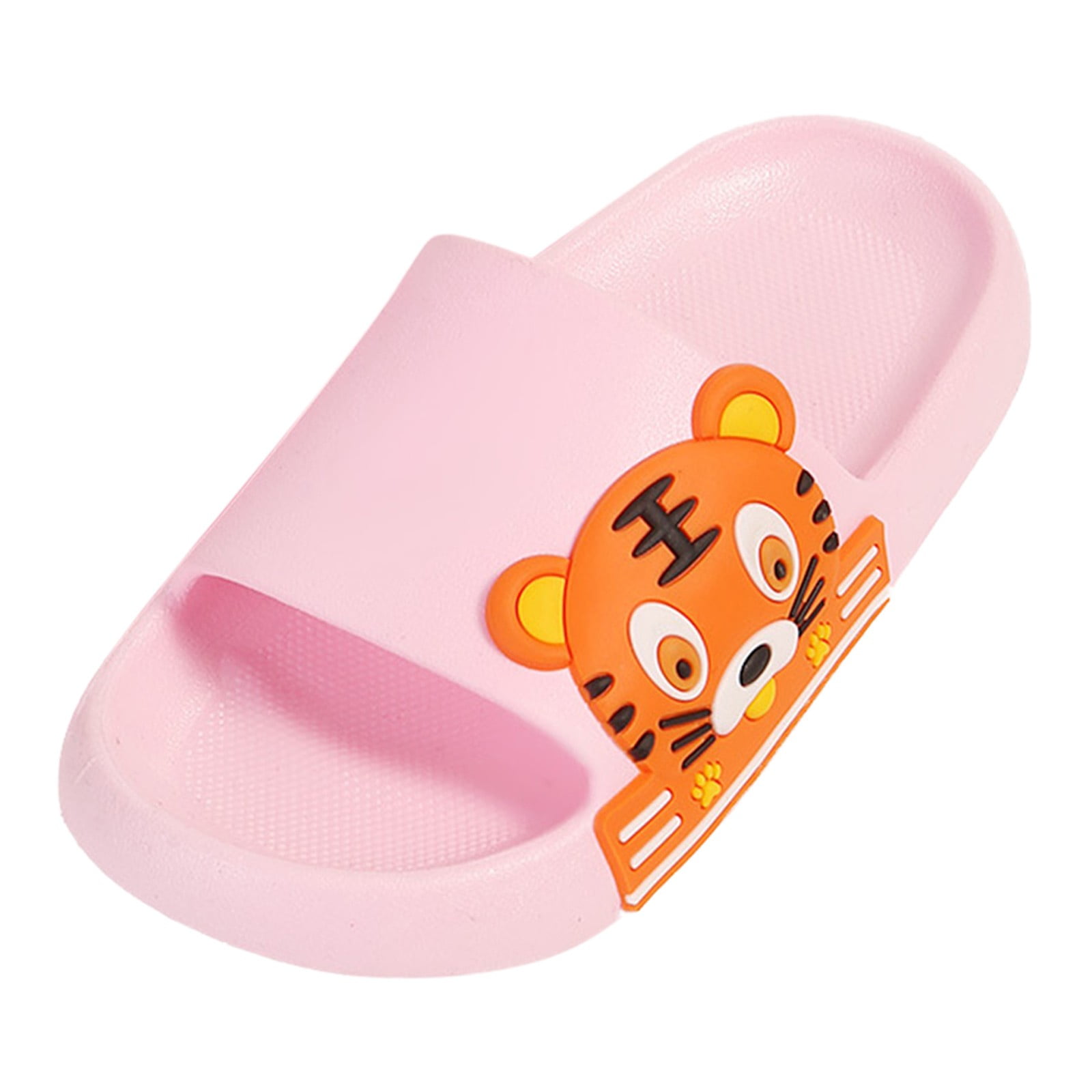 Home Slippers For Children Kids Little Tiger Children Slippers Cartoon ...