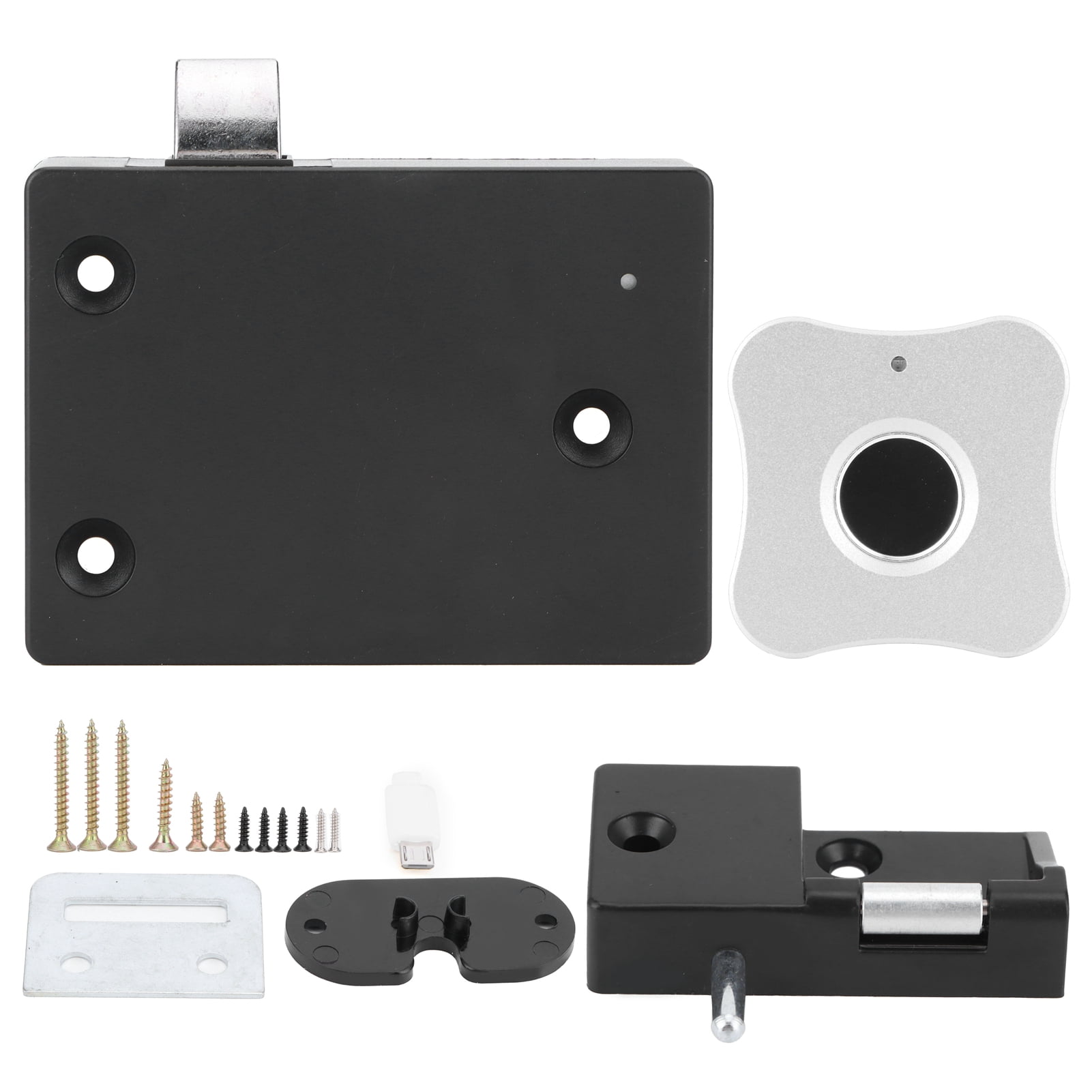 Home Smart Fingerprint Lock Aluminum Alloy Cabinet Electric Small Lock ...