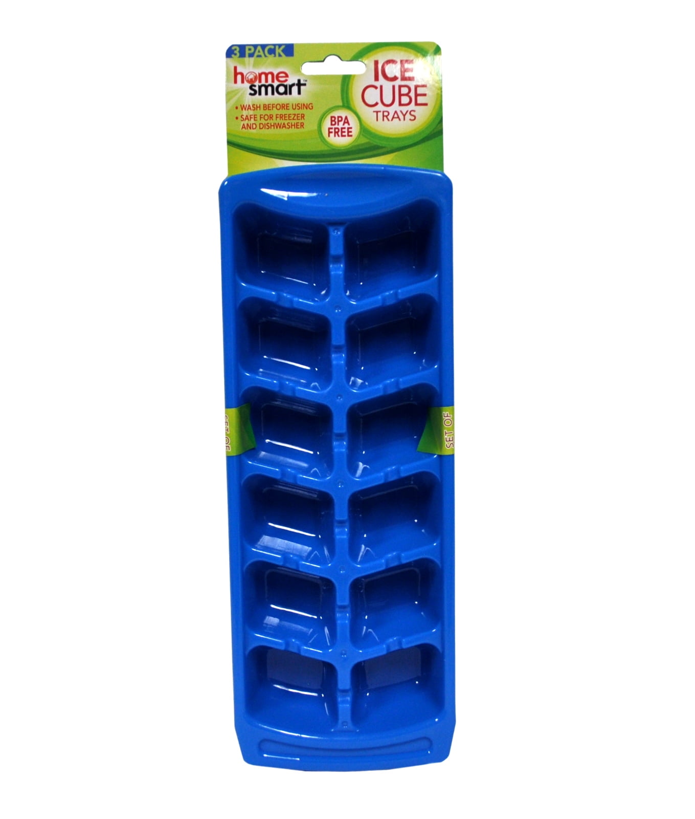Home Smart Ice Cube Trays Assorted Colors 3 Pack - Walmart.com