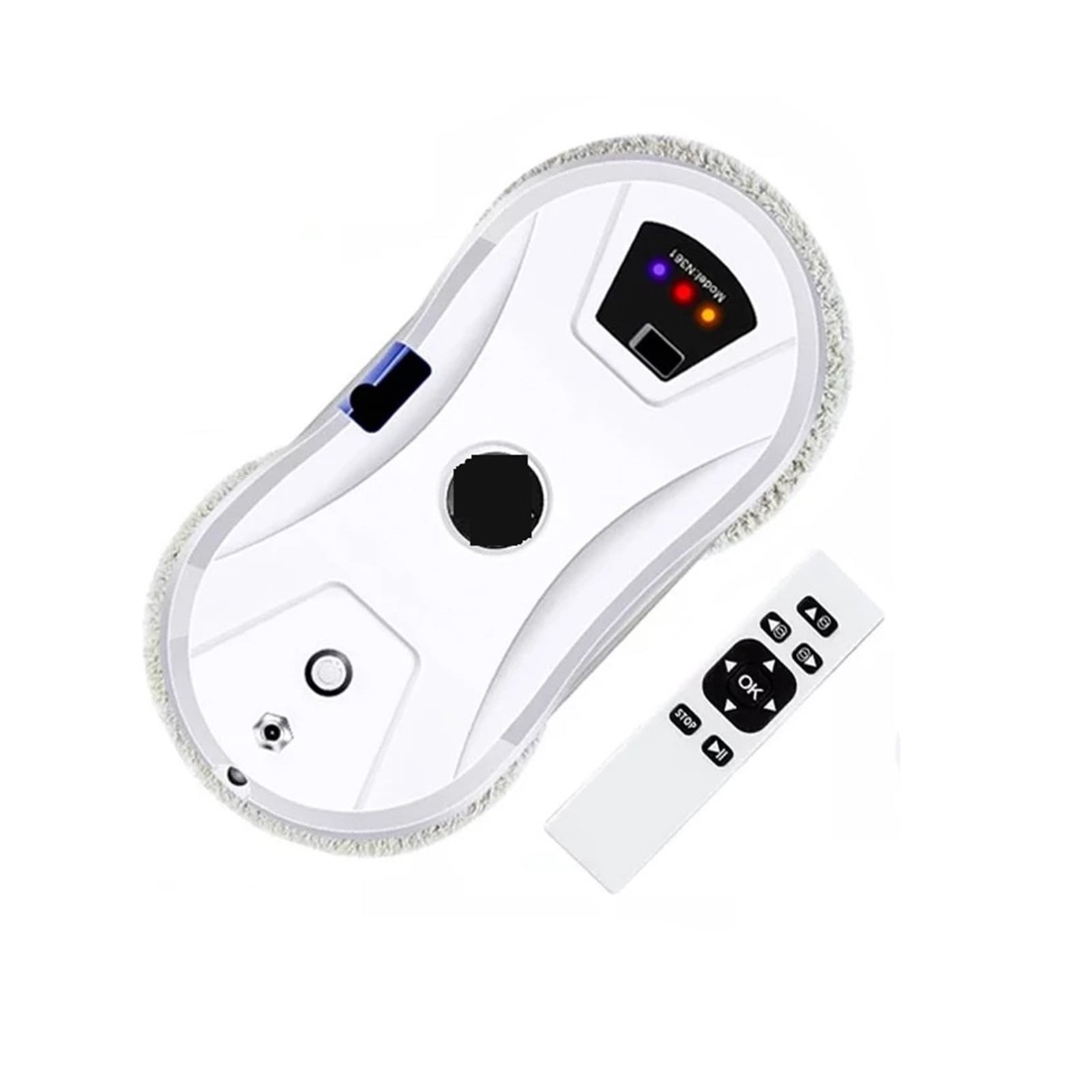 Home Smart Water Spray Window Cleaner Robot With Water Sprayer One-button Start Glass Tile Wall ...