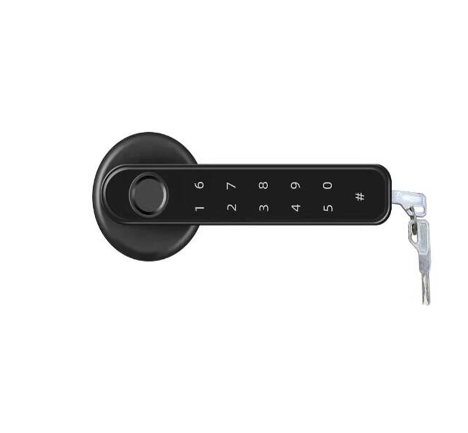Home Smartlife Fingerprint & PIN Wireless Smart Handle Lock Biometrics ...