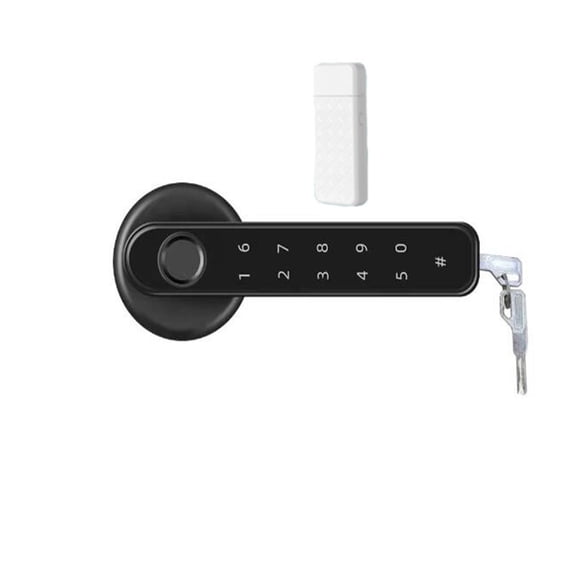 Home Smartlife Fingerprint & PIN Wireless Smart Handle Lock Biometrics ...