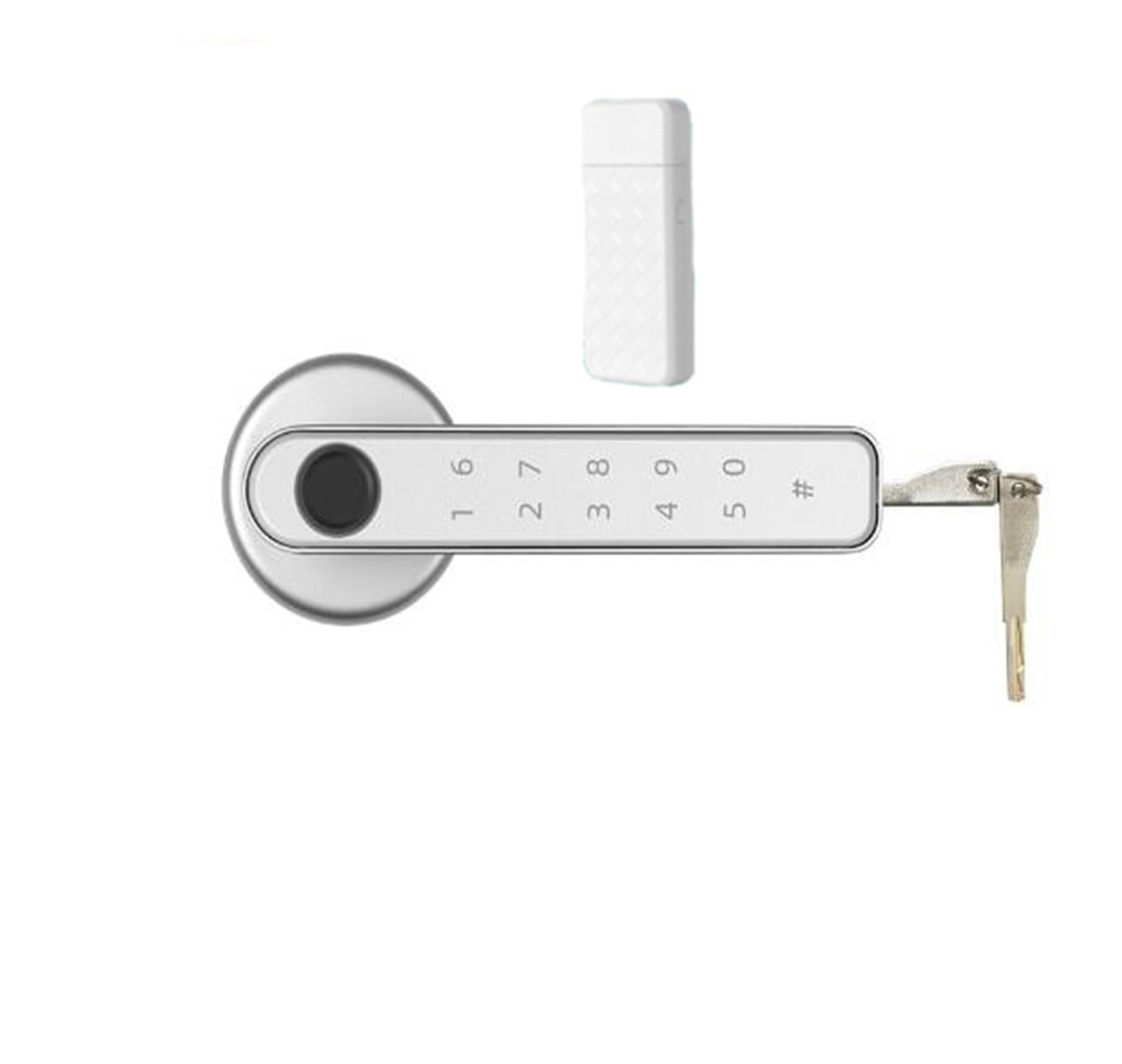 Home Smartlife Fingerprint & PIN Wireless Smart Handle Lock Biometrics ...