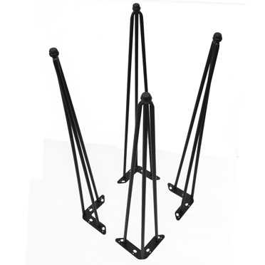 LTL Duraline Table Legs Wired White Steel 16", Set of 4 - Walmart.com