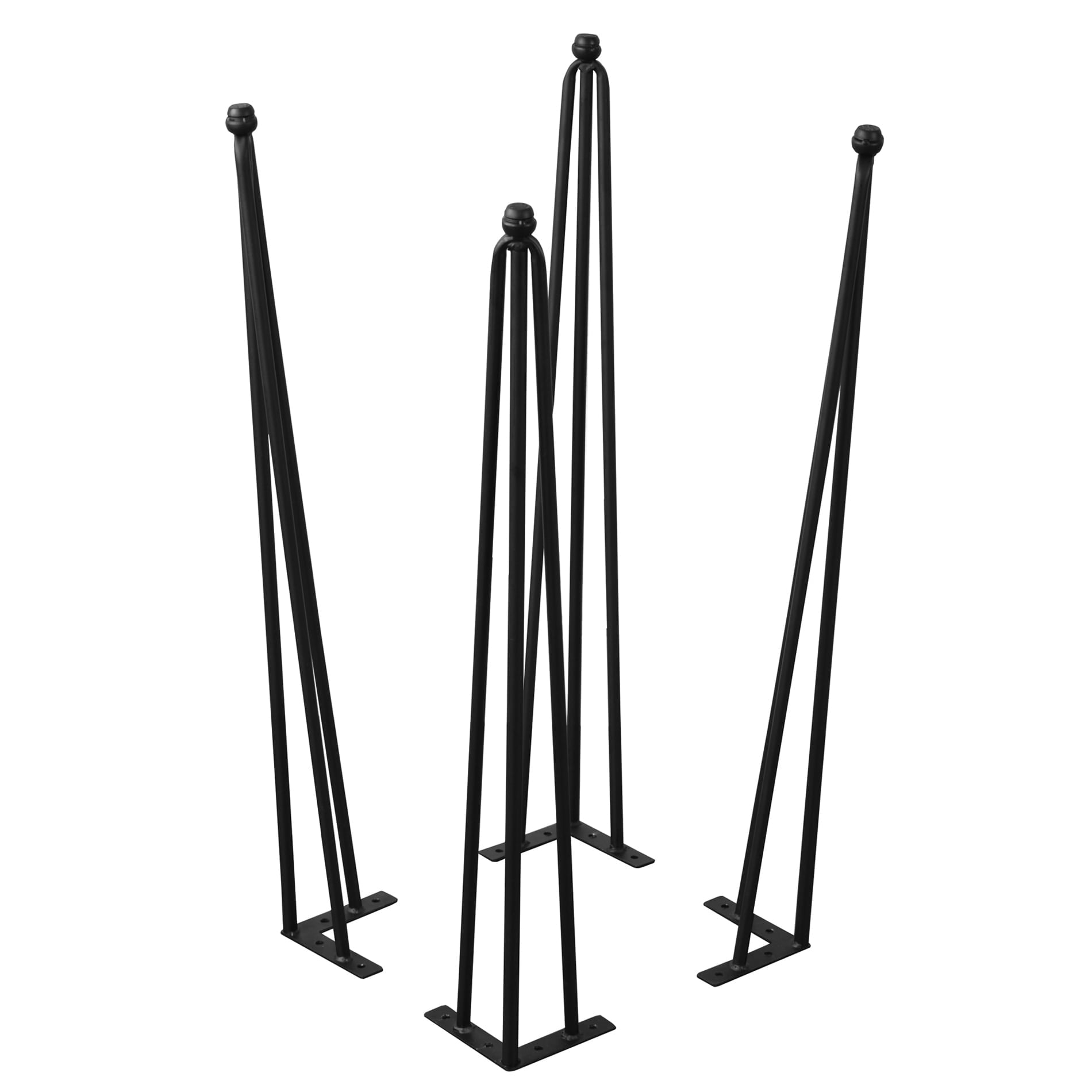 Home Soft Things 4 Piece Hairpin Metal Table Legs Furniture Legs Tripod ...