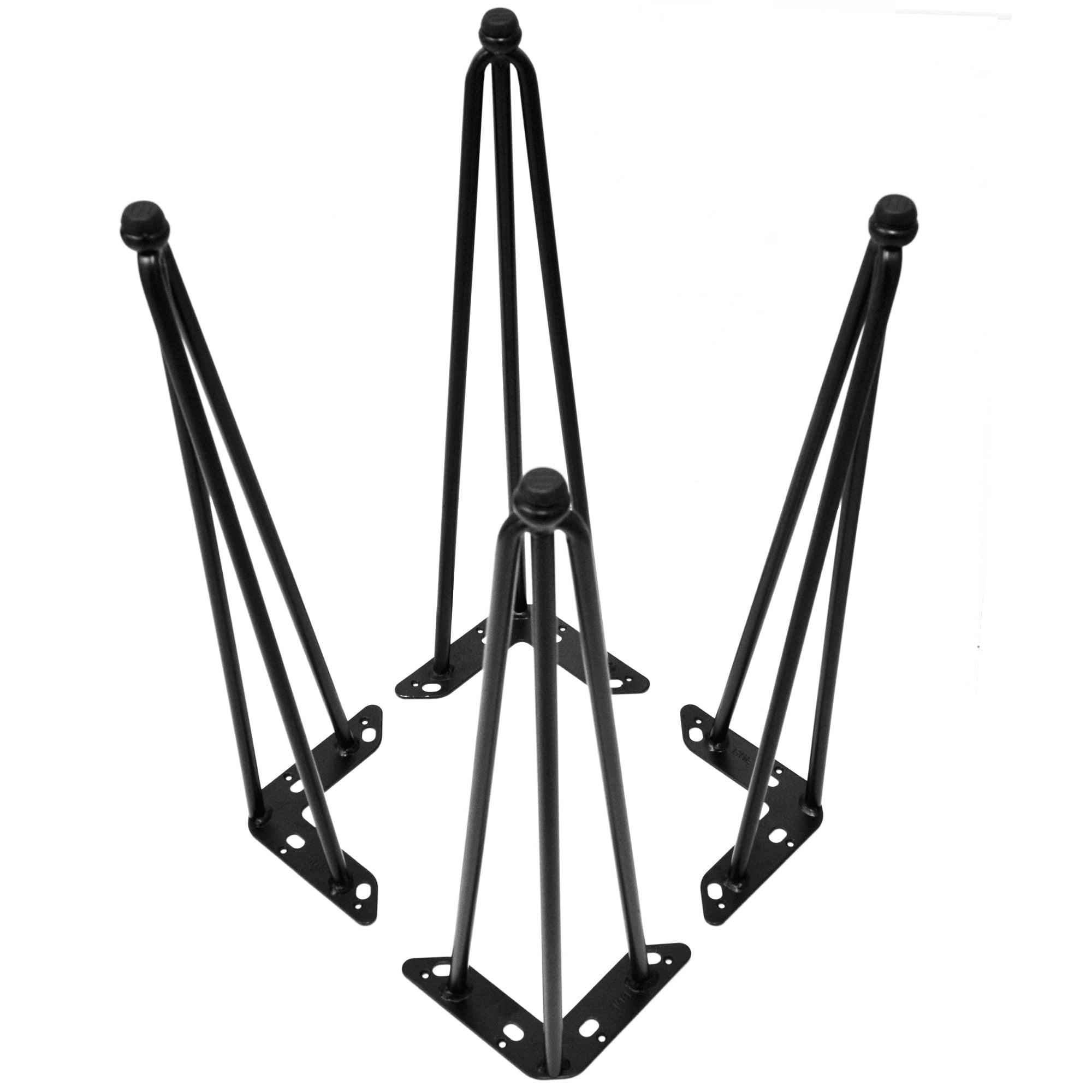 Home Soft Things 4 Piece Hairpin Metal Table Legs Furniture Legs Tripod ...
