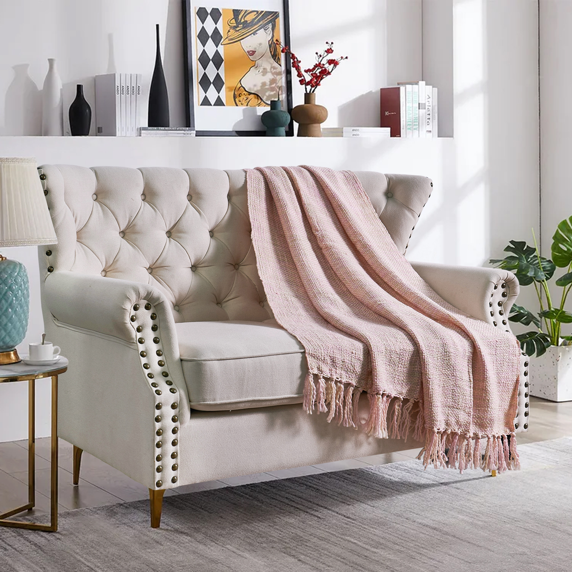 Home Soft Things Dottie May Throw - Pink - 50" x 60" - Walmart.com